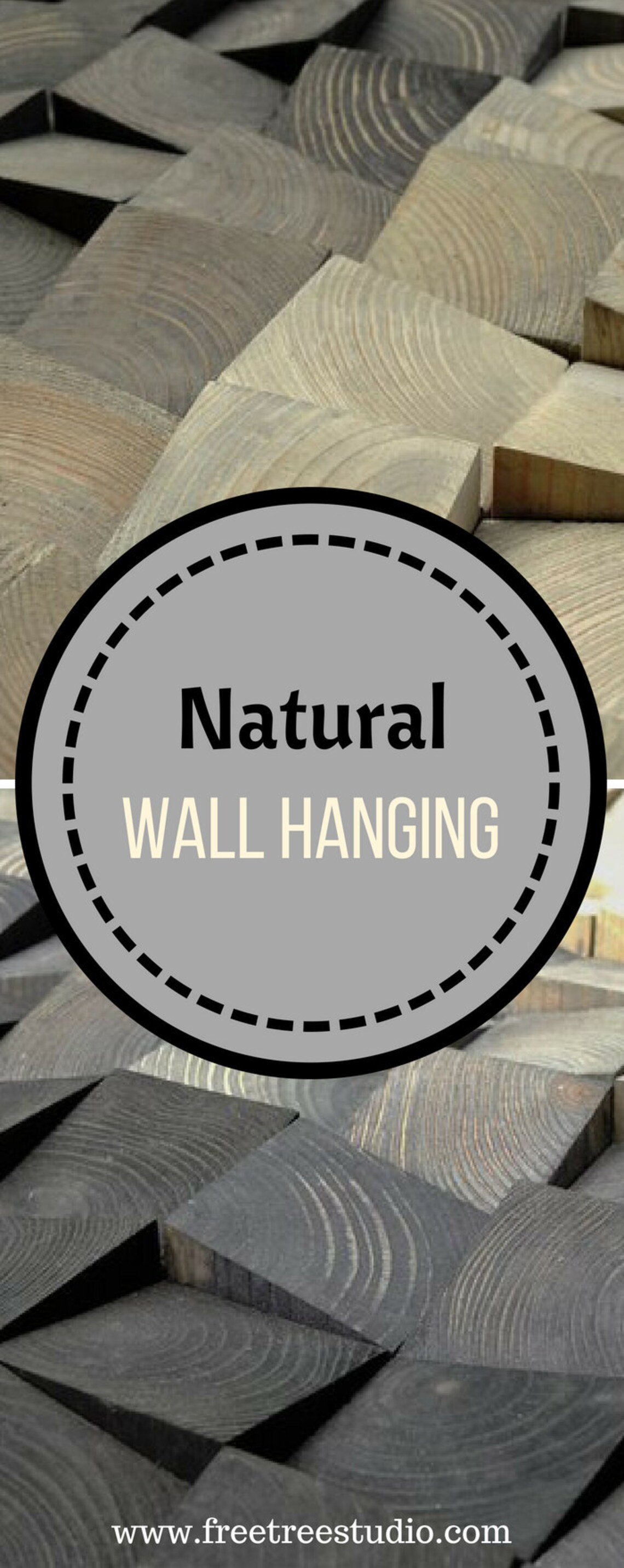 Square wood wall art decor nature wall hanging textured art | Etsy