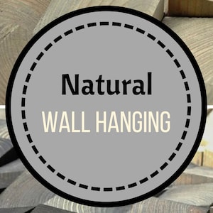 Square Wood Wall Art Decor, Nature Wall Hanging, Textured Art Decor ...