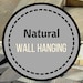 Square Wood Wall Art Decor, Nature Wall Hanging, Textured Art Decor ...