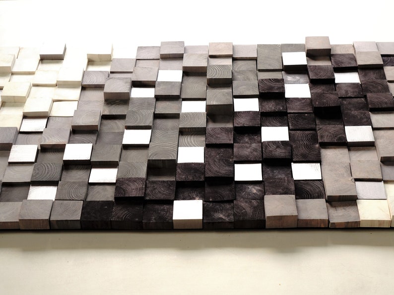 Wooden Wall Art Textured Wooden Wall Art Mosaic Wall - Etsy Wooden Wall Art Textured Wooden Wall Art Mosaic Wall - Etsy