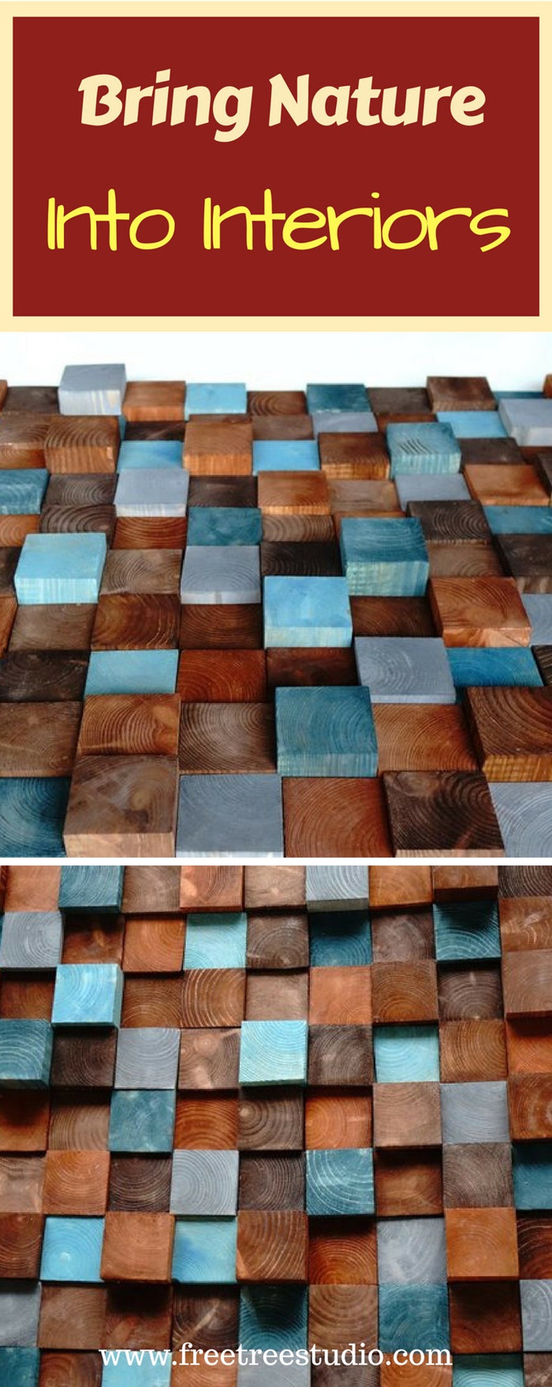 Wooden Wall Art Textured Wooden Wall Art Mosaic Wall | Etsy Wooden Wall Art Textured Wooden Wall Art Mosaic Wall | Etsy
