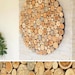 Round Wood Wall Art , Tree Rounds Decor, Holzwand Kunst, Tree Slices ...