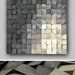 Square Wood Wall Art Decor, Nature Wall Hanging, Textured Art Decor ...