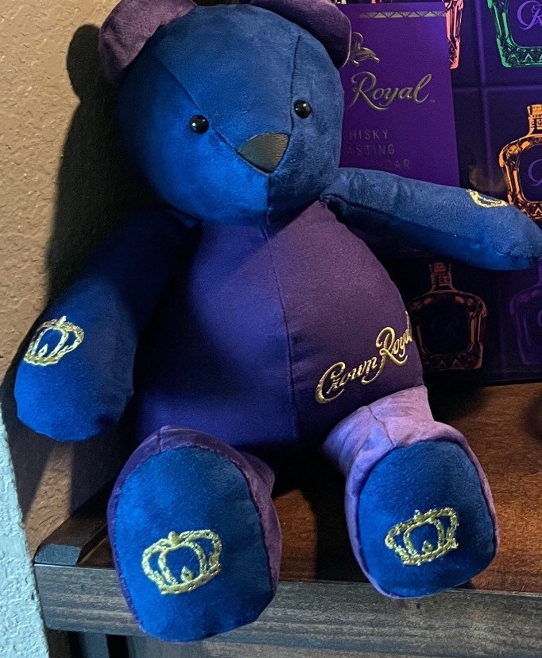 Crown Royal Memory Bear - Etsy