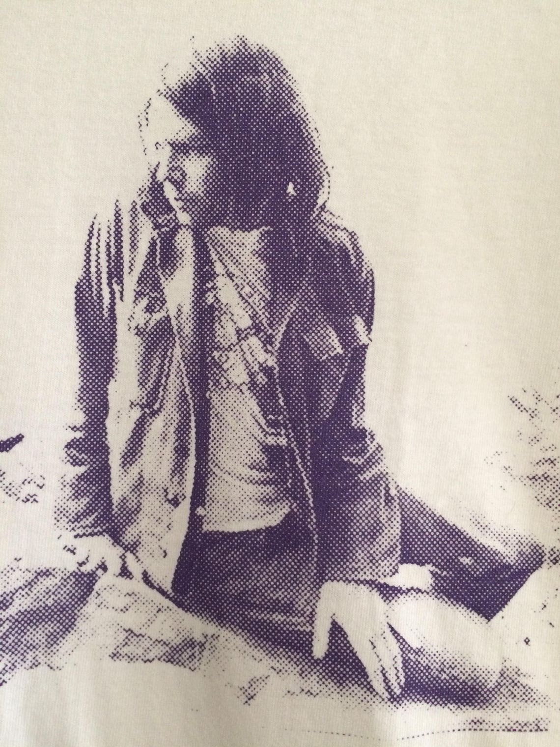 Neil Young and Cat Screenprint Shirt - Etsy