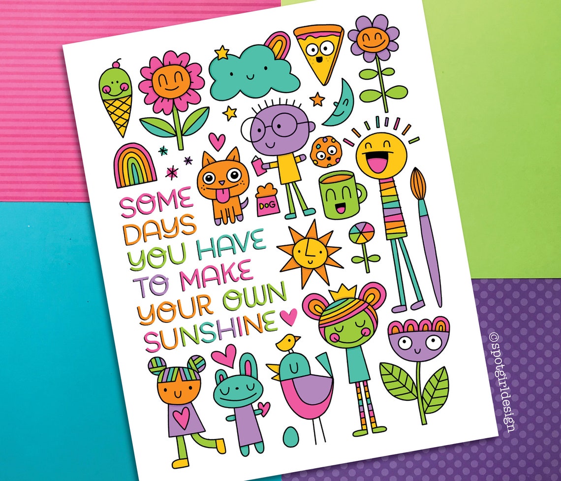 Make Your Own Sunshine Photo Print - Etsy