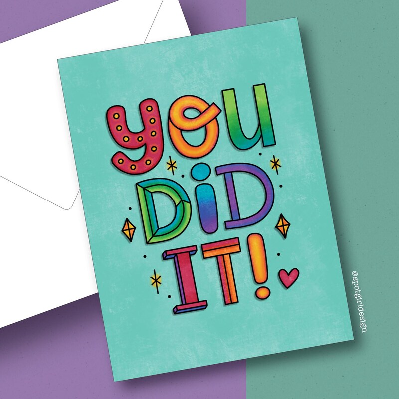 Way to Go Card - Etsy