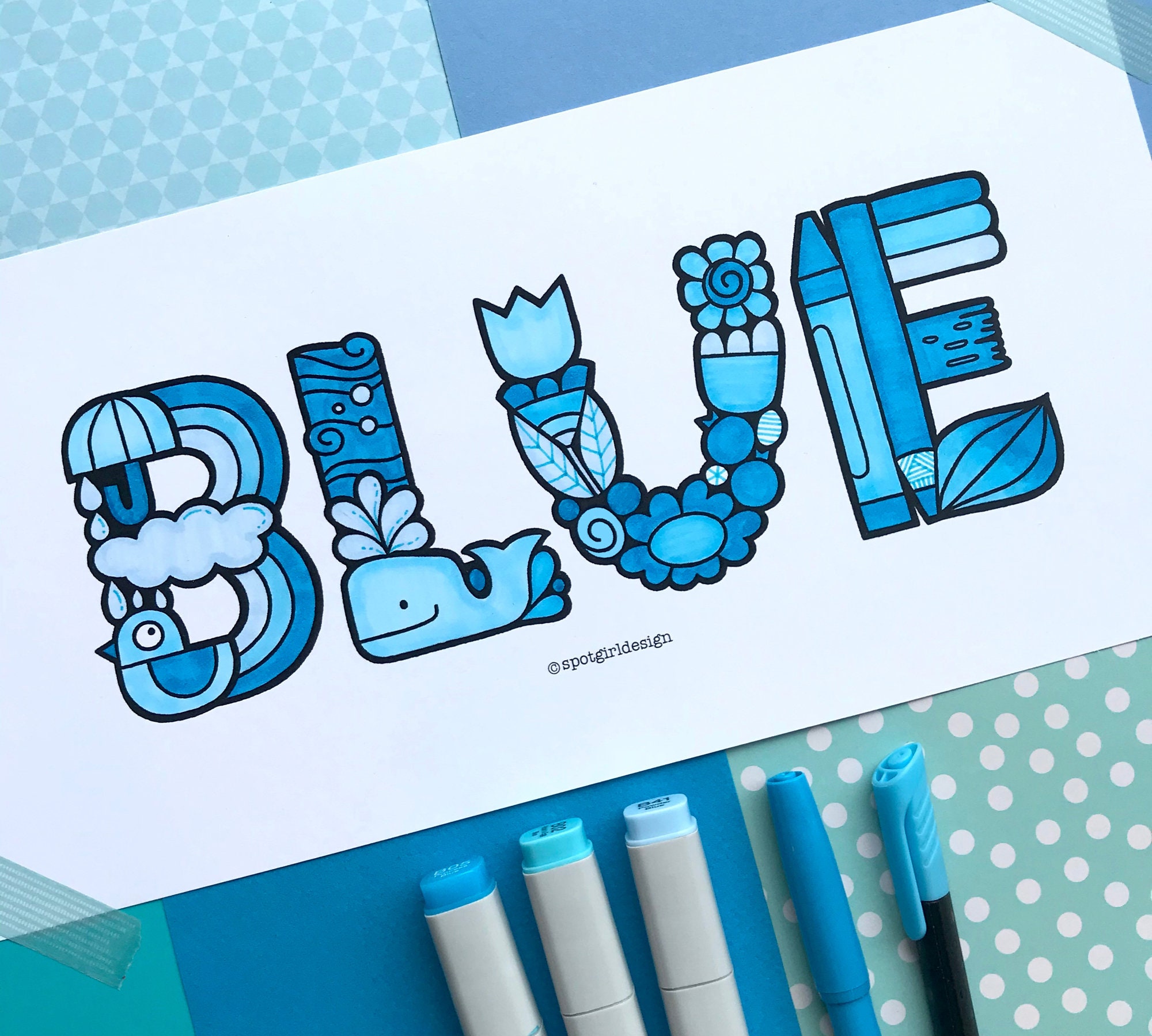 Color Word Printable Coloring Pages | Etsy