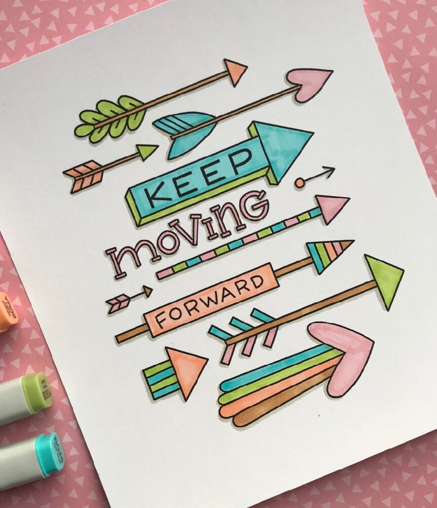 Inspiring Words Printable Coloring Pages – portrait (10 Pages) - Etsy
