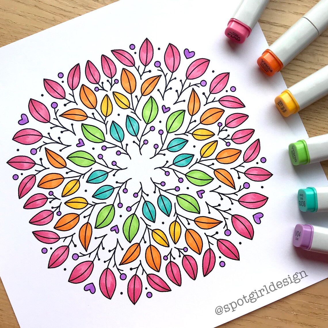 Mandala Printable Coloring Pages 10 Pages - Etsy