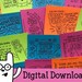 Did You Know Printable Lunchbox Notes set of 24 // Digital - Etsy