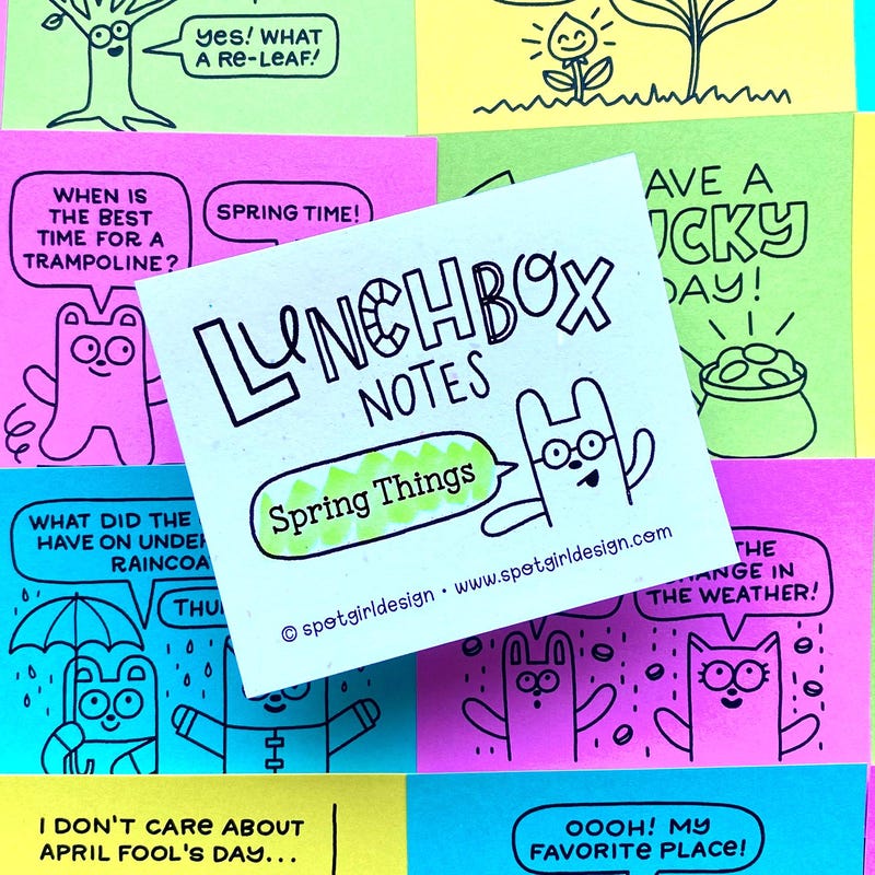 Cartoon Post It Notes - Etsy