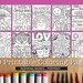 Inspiring Words Printable Coloring Pages portrait 10 Pages - Etsy