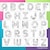Doodle Alphabet Letter Printable Coloring Pages - Etsy