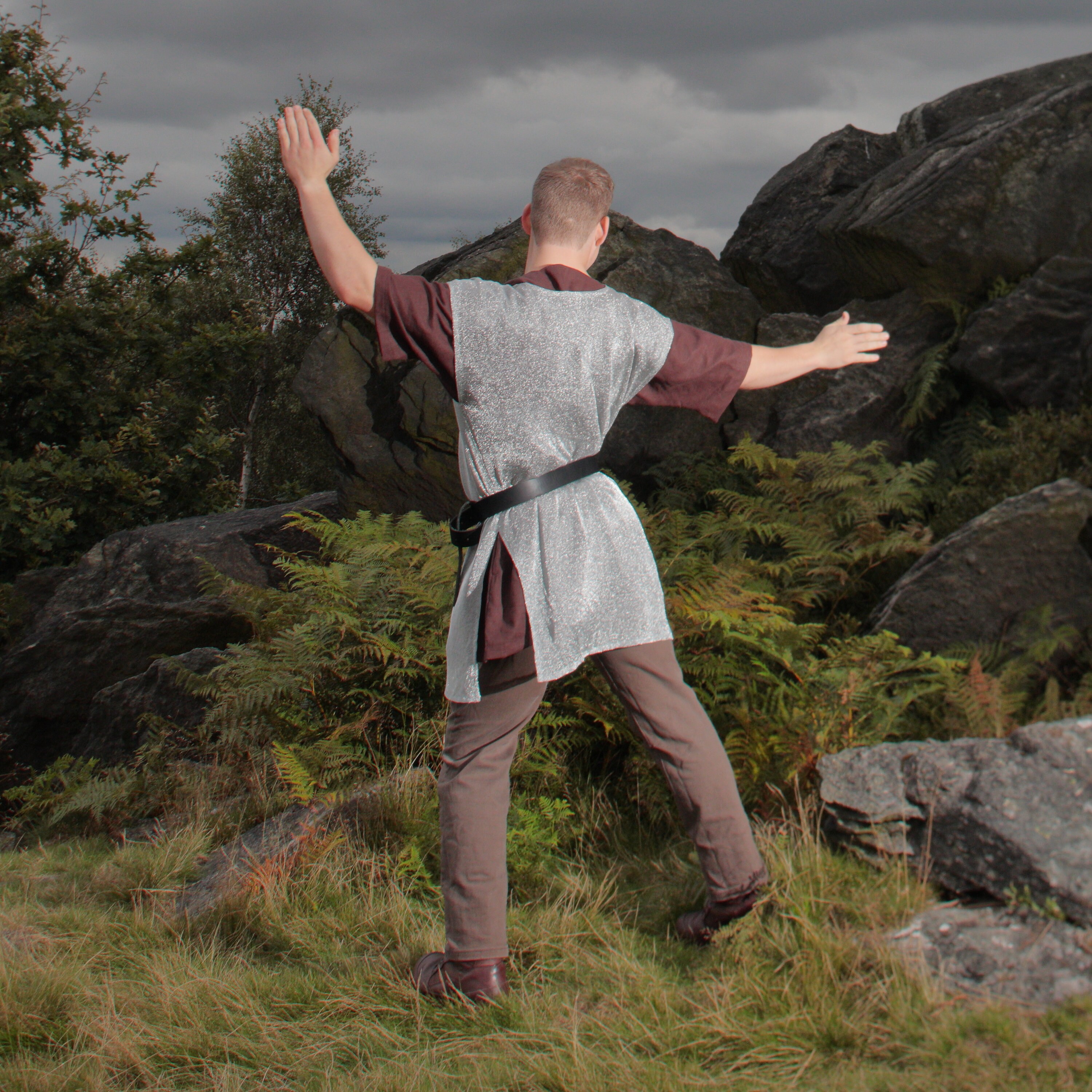 Imitation Chain-mail Hauberk, LARP Costume Armor, Fake Chain-maille ...