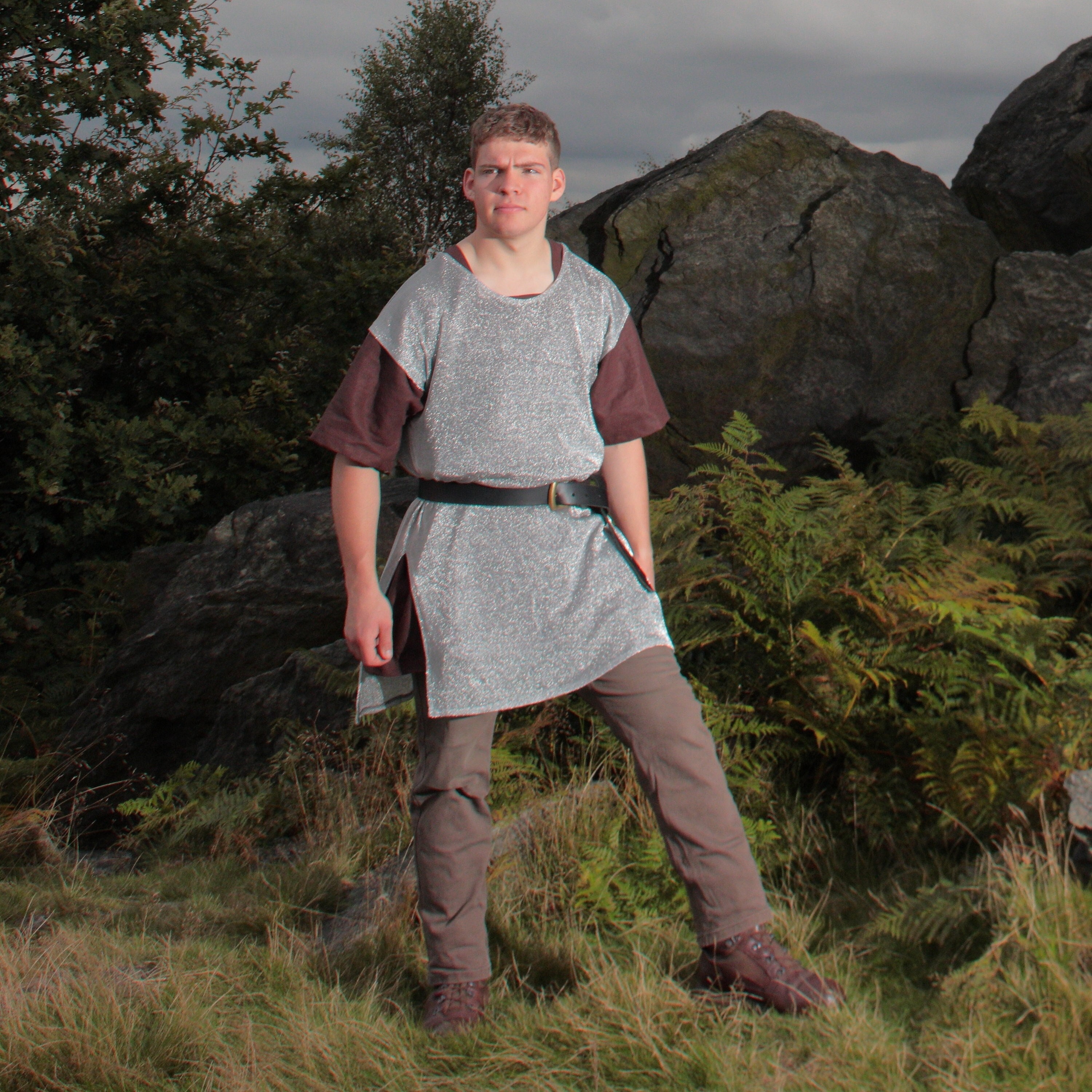 Imitation Chain-mail Hauberk, LARP Costume Armor, Fake Chain-maille ...