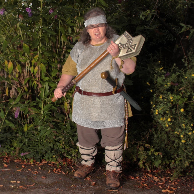 Imitation Chain-mail Hauberk, LARP Costume Armor, Fake Chain-maille ...