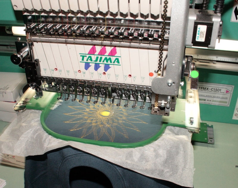 Sun Embroidery Blue Tshirt Men's Summer Tee Shirt - Etsy