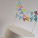 Colorful Banner Cake Topper, Birthday Party, Birthday Cake Banner,baby ...