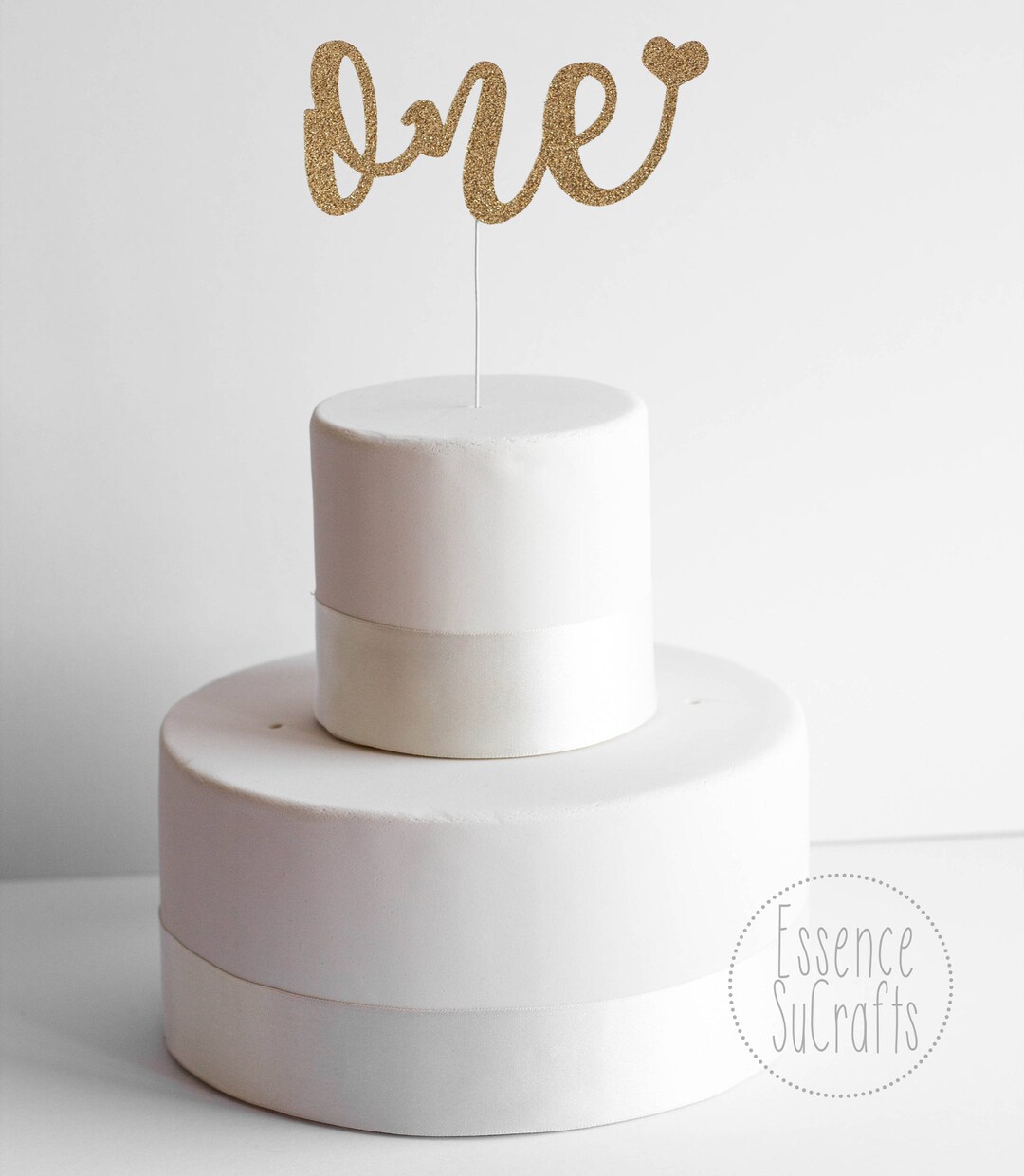 ONE Cake Topper, Cake Topper. Gold One, Glitter Gold Cake Topper, ONE ...
