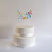 Colorful Banner Cake Topper Birthday Party Birthday Cake - Etsy