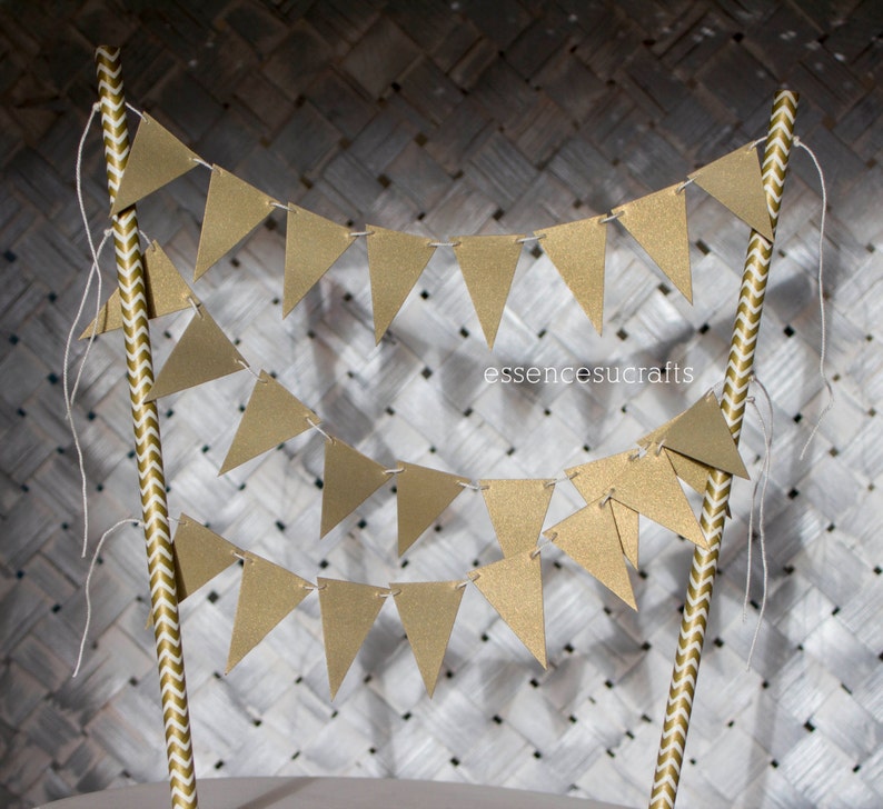 Banner Cake Topper Birthday Party Birthday Cake Banner Baby - Etsy