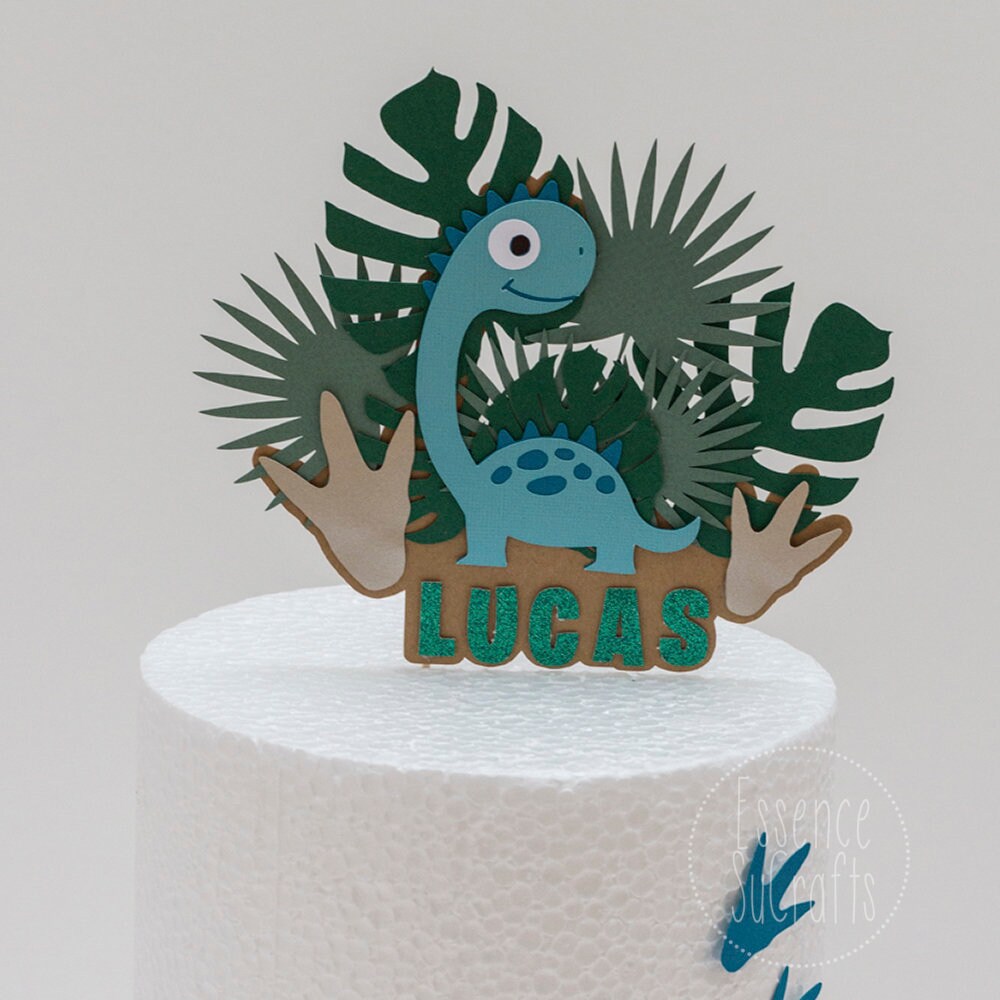 Dinosaur Cake Topper, Dinosaur Theme Party. Dinosaur Theme. Birthday ...