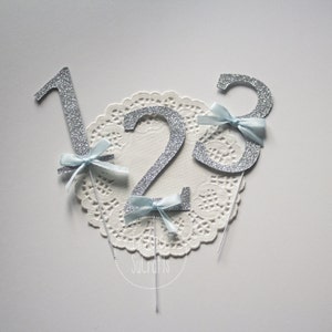 Number Cake Topper, Cake Topper. Gold Number, Glitter Gold Cake Topper ...