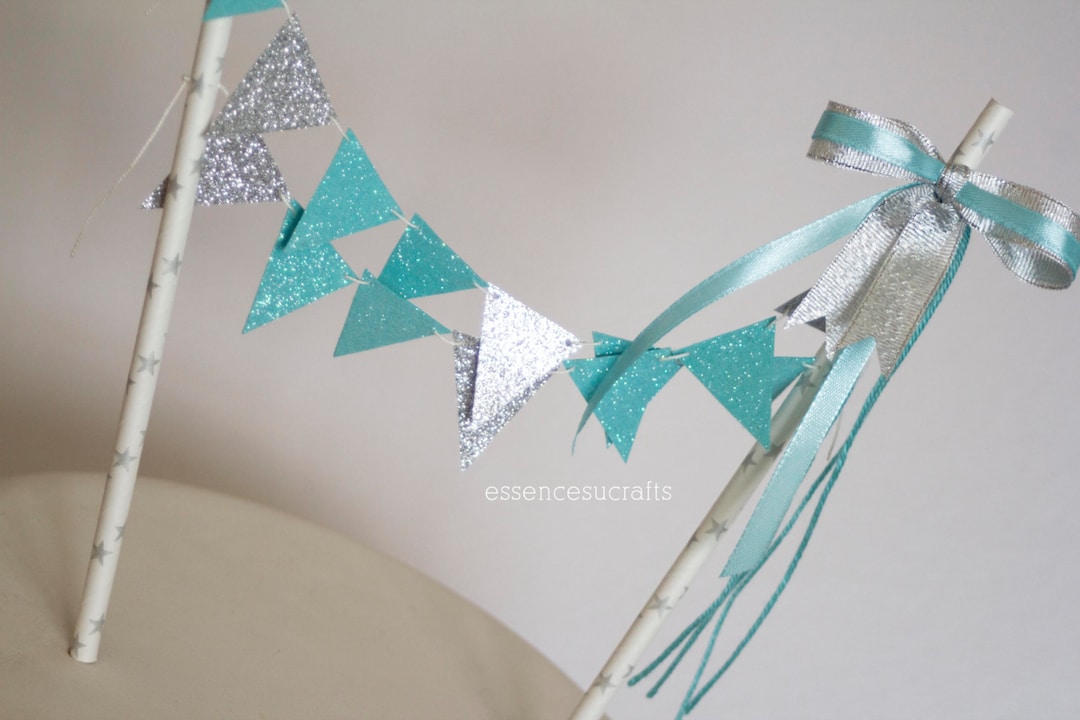 Banner Cake Topper, Birthday Party, Birthday Cake Banner, Baby Shower ...