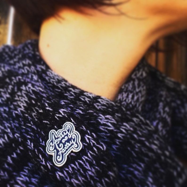 Artsy Fartsy Enamel Pin Etsy