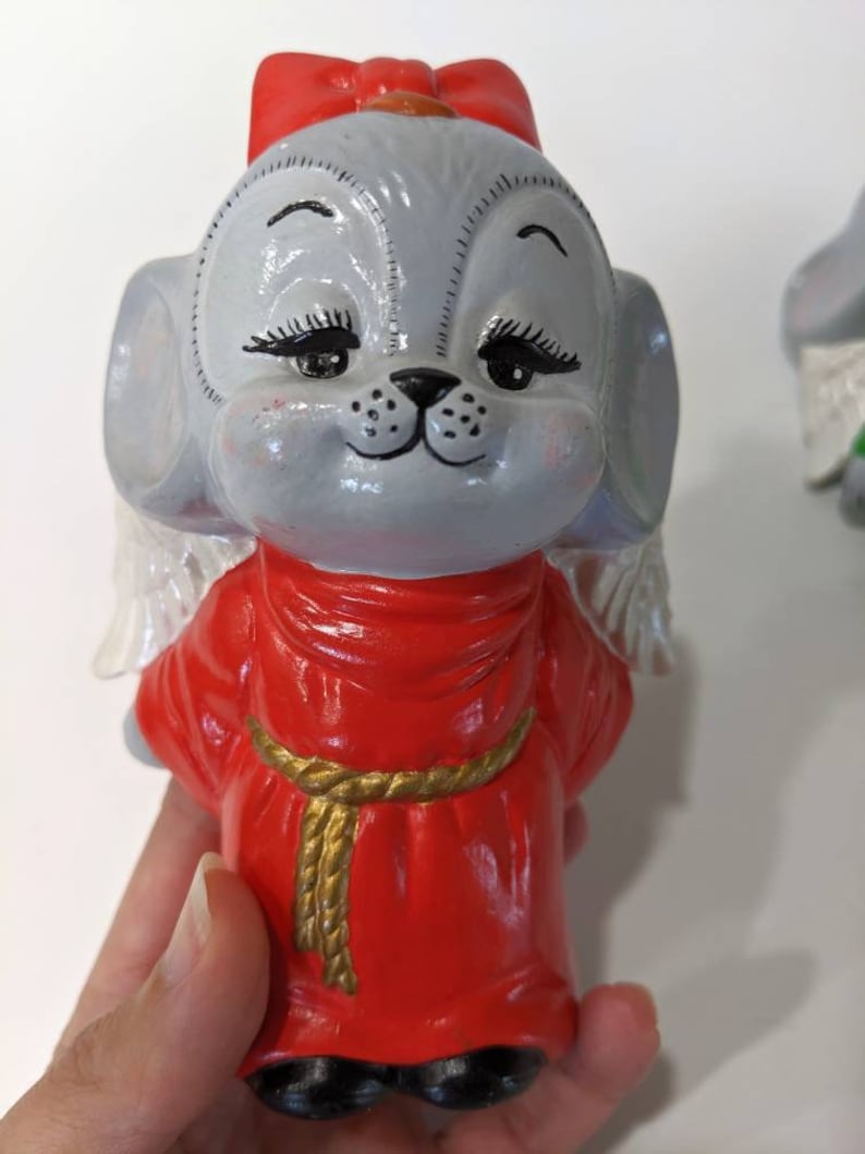 Ceramic Christmas Angel Mice Set of 2 - Etsy