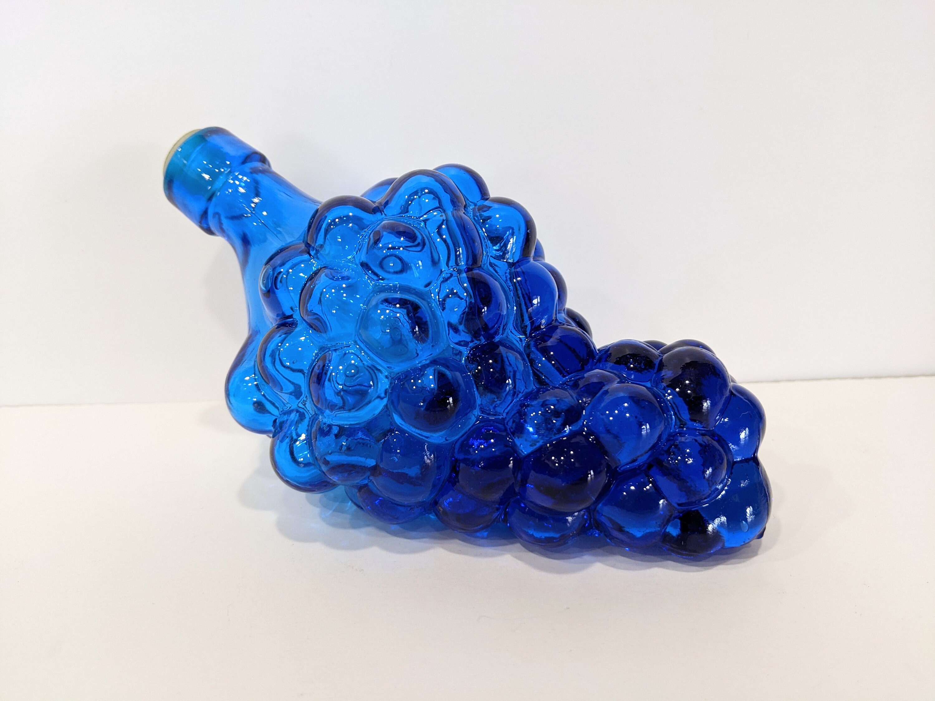 Cobalt Blue Grape Cluster Glass Decanter - Etsy