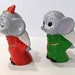 Ceramic Christmas Angel Mice Set of 2 - Etsy