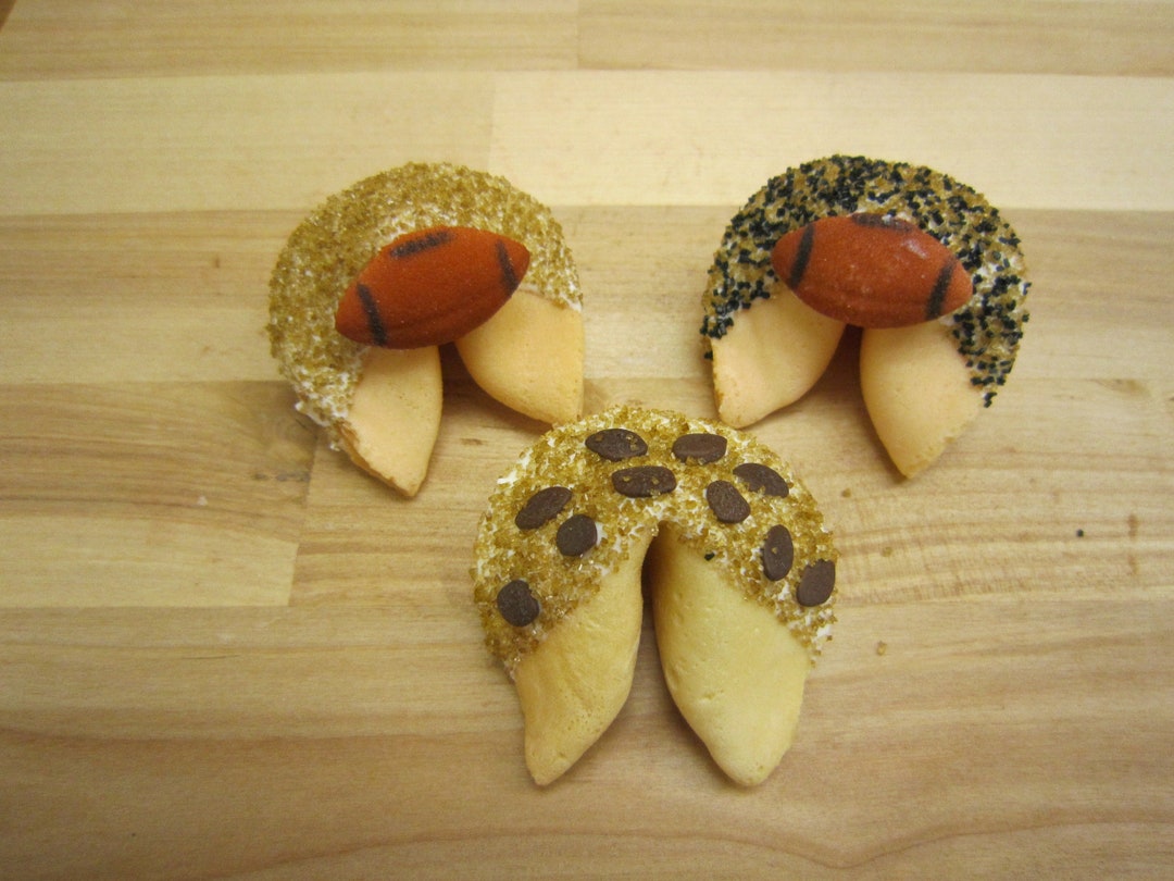 24 Black & Gold FOOTBALL Fortune Cookies, State Mountaineers, Black ...