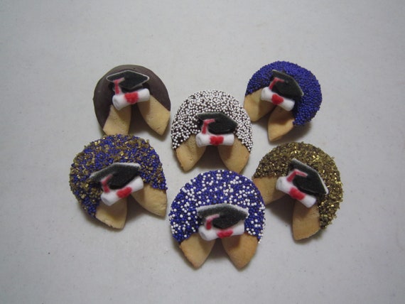 Congratulations Gift Valedictorian 50 GRADUATION Purple Fortune Cookies ...