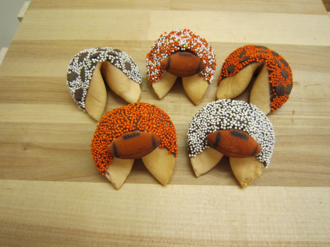 24 Orange & White FOOTBALL Fortune Cookies, Tennessee Volunteers, Texas ...