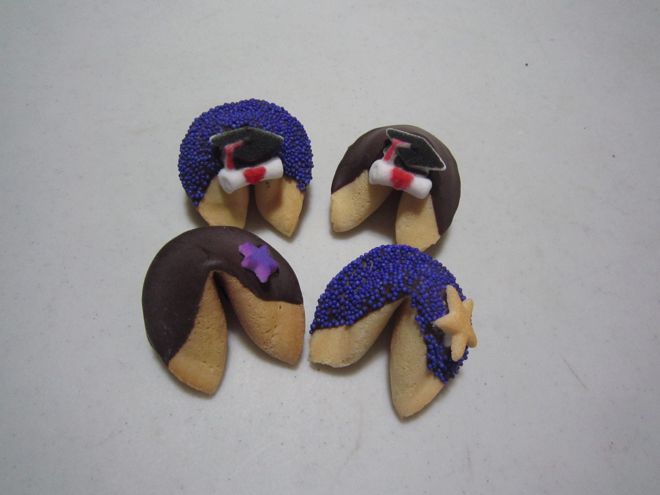 Congratulations Gift Valedictorian 50 GRADUATION Purple Fortune Cookies ...