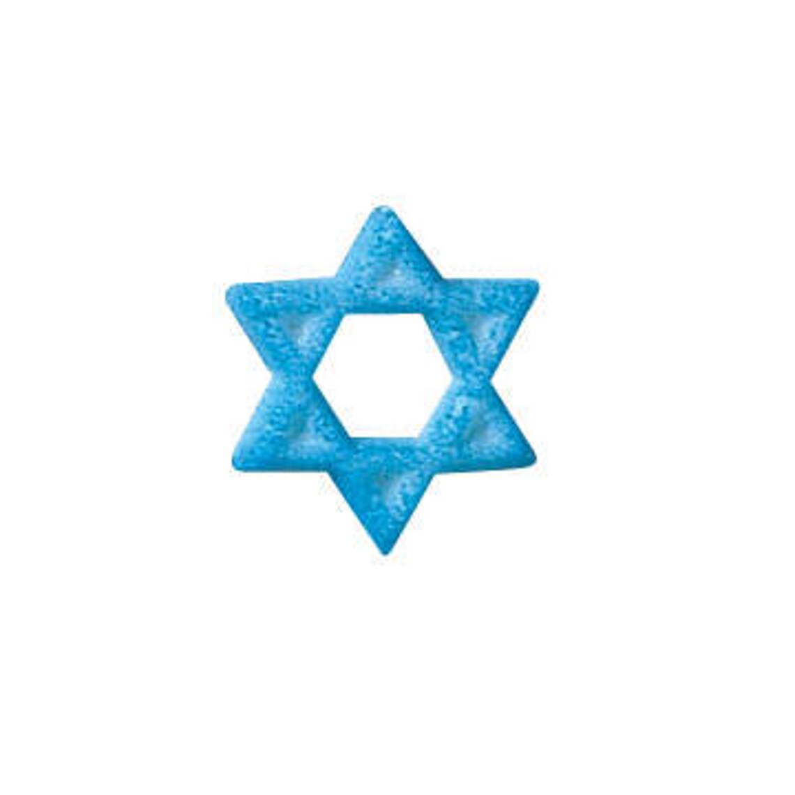 12 Blue Star of David Sugar Decorations Cupcake Toppers Cake - Etsy