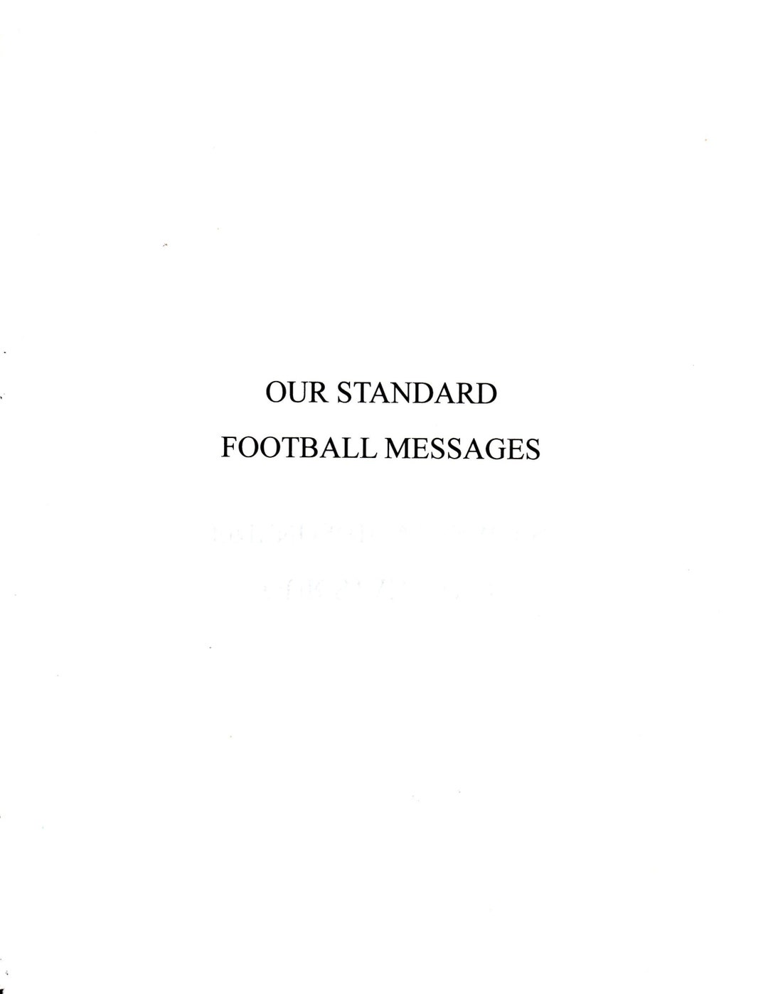 FOOTBALL Fortune Messages - Etsy