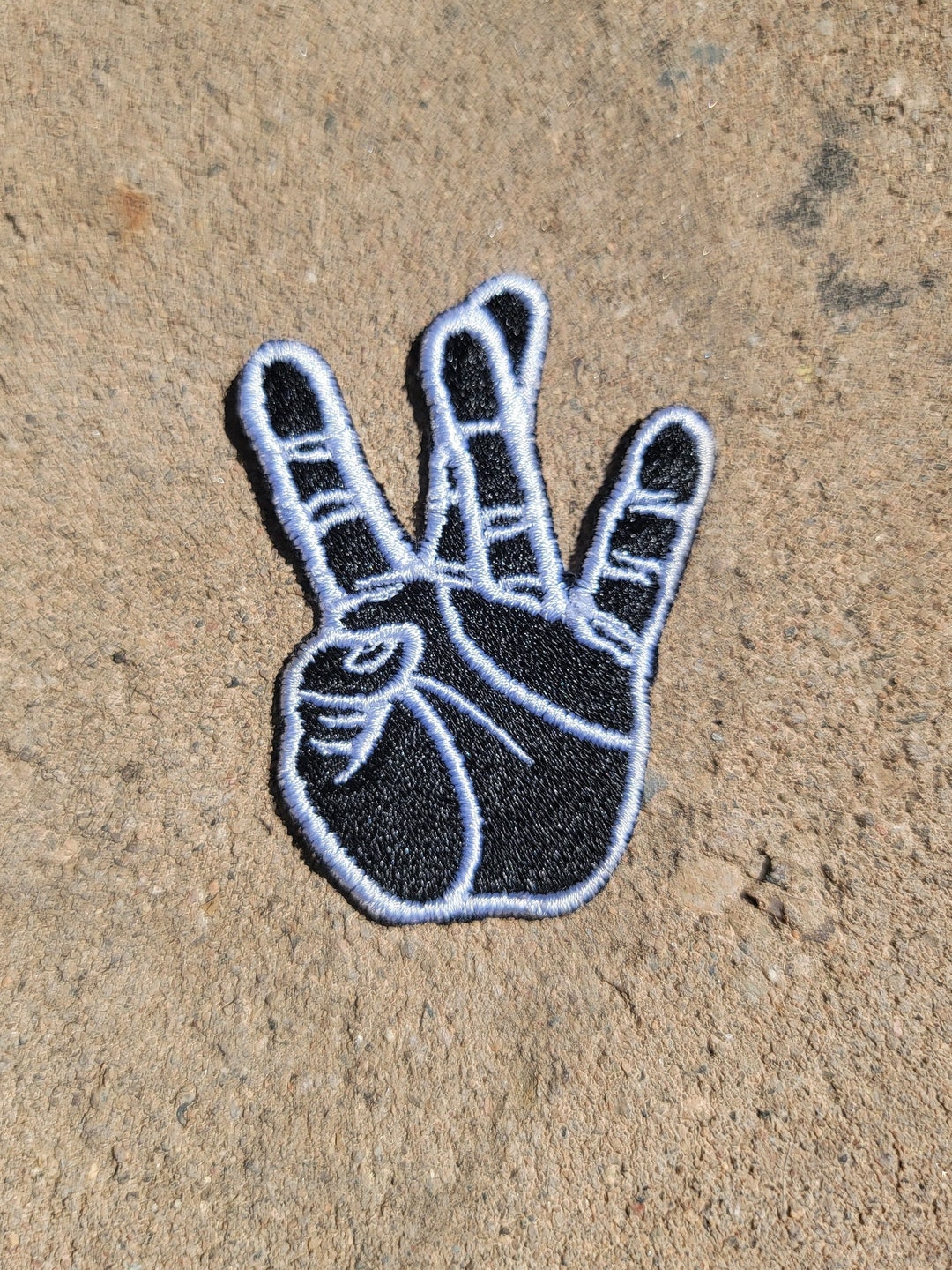 Westside Dub Patch Black and White - Etsy