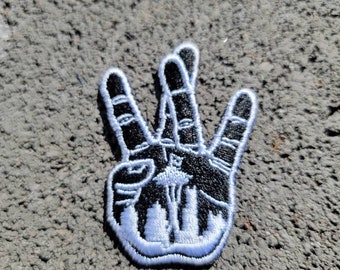 Silver Space Needle Seattle Iron on Embroidery Patch Mtcoffinz - Etsy