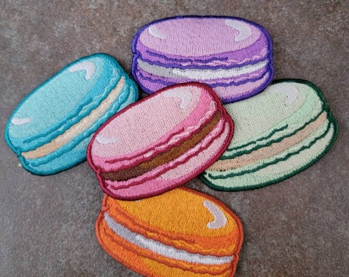 Macaron Patches - Etsy