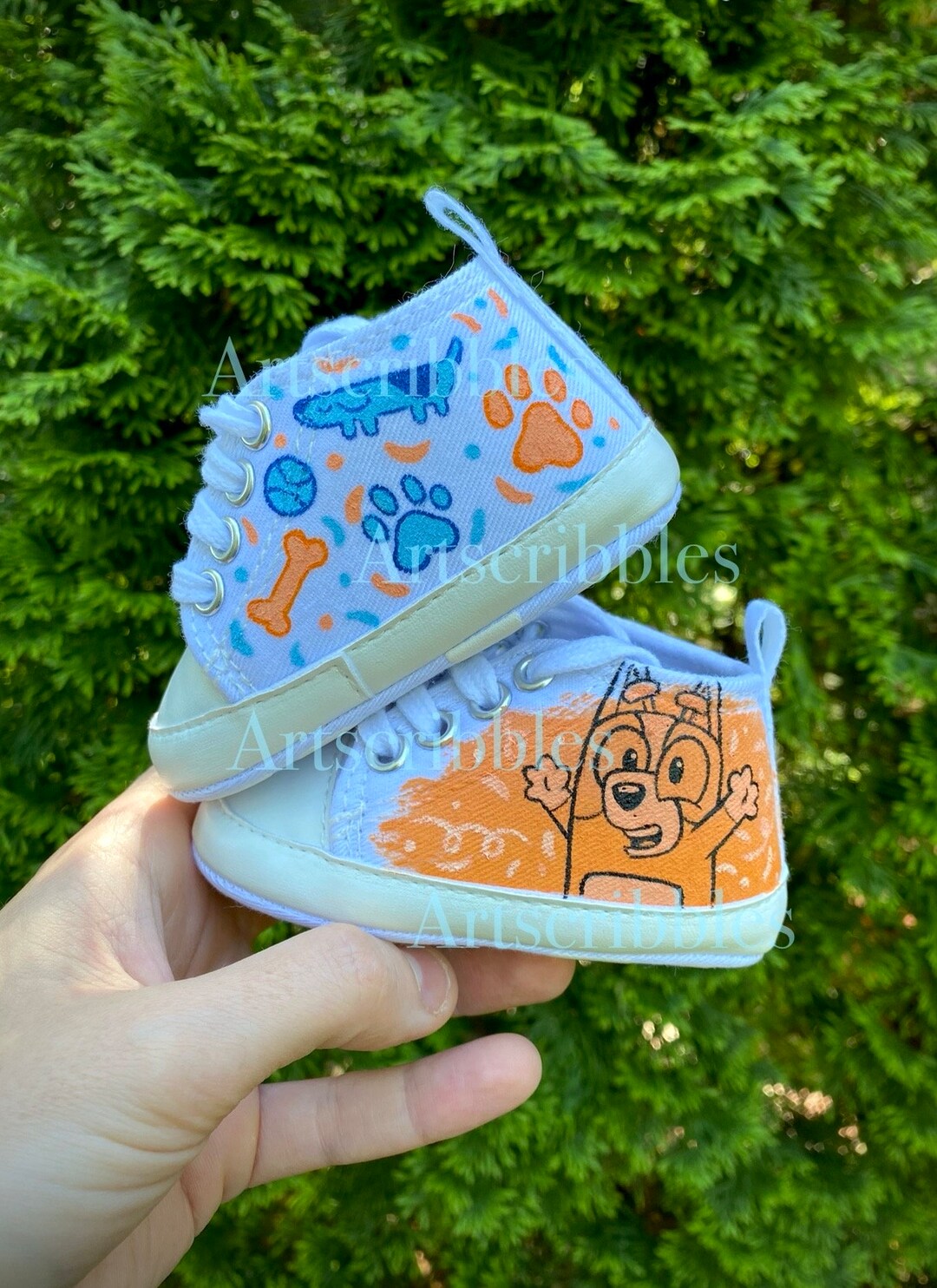 Baby Blue Dog Birthday Shoes - Etsy