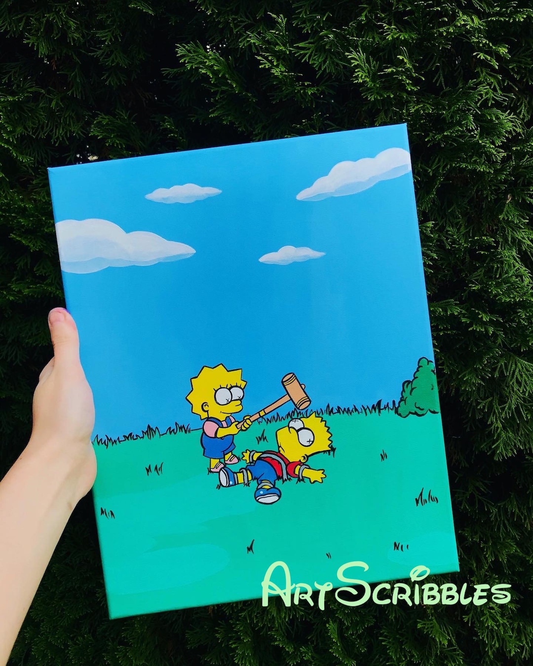 Trippy Bart Simpson Tumblr