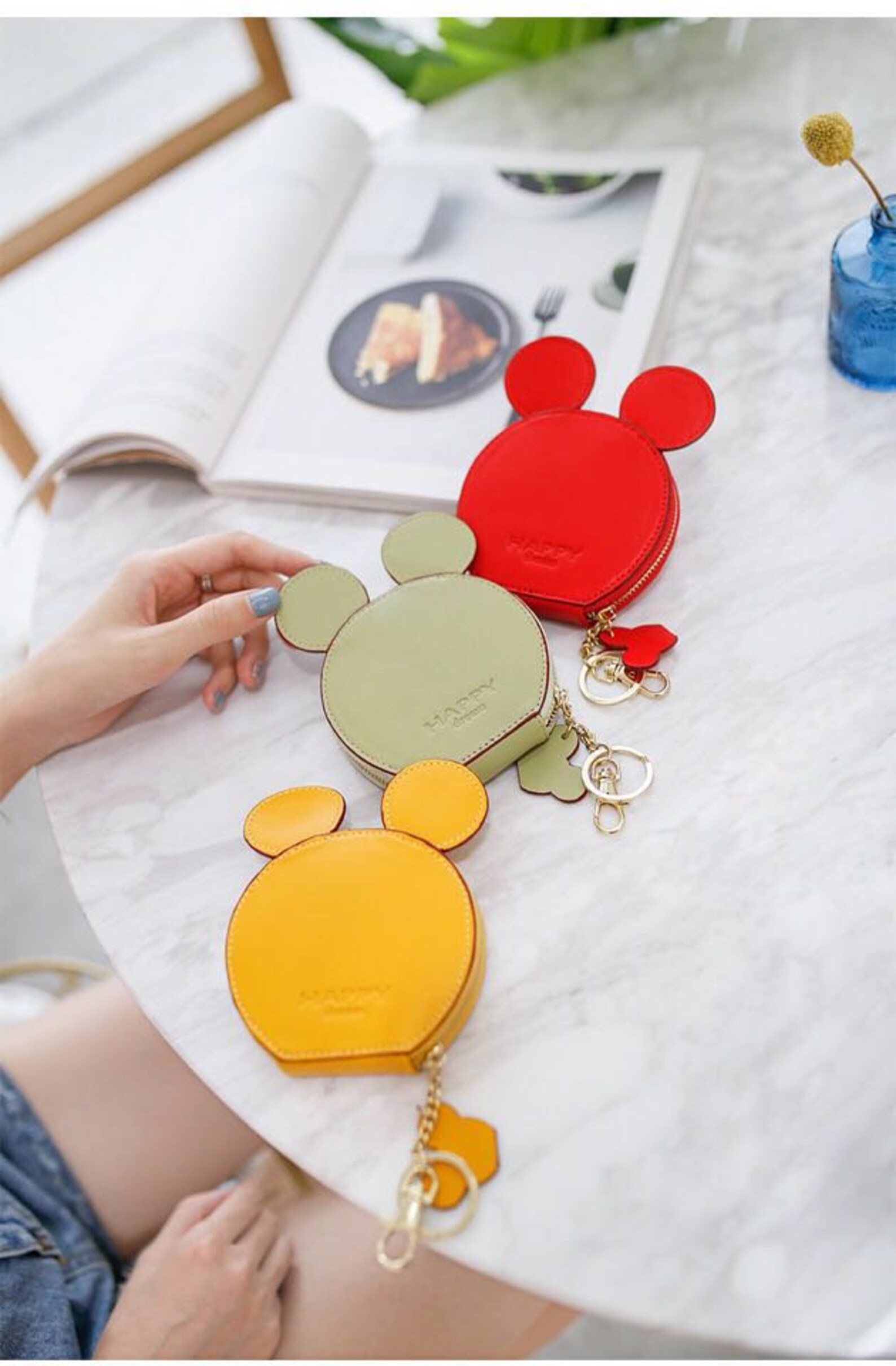 Custom Mickey and Minnie Mouse Wallet - Etsy