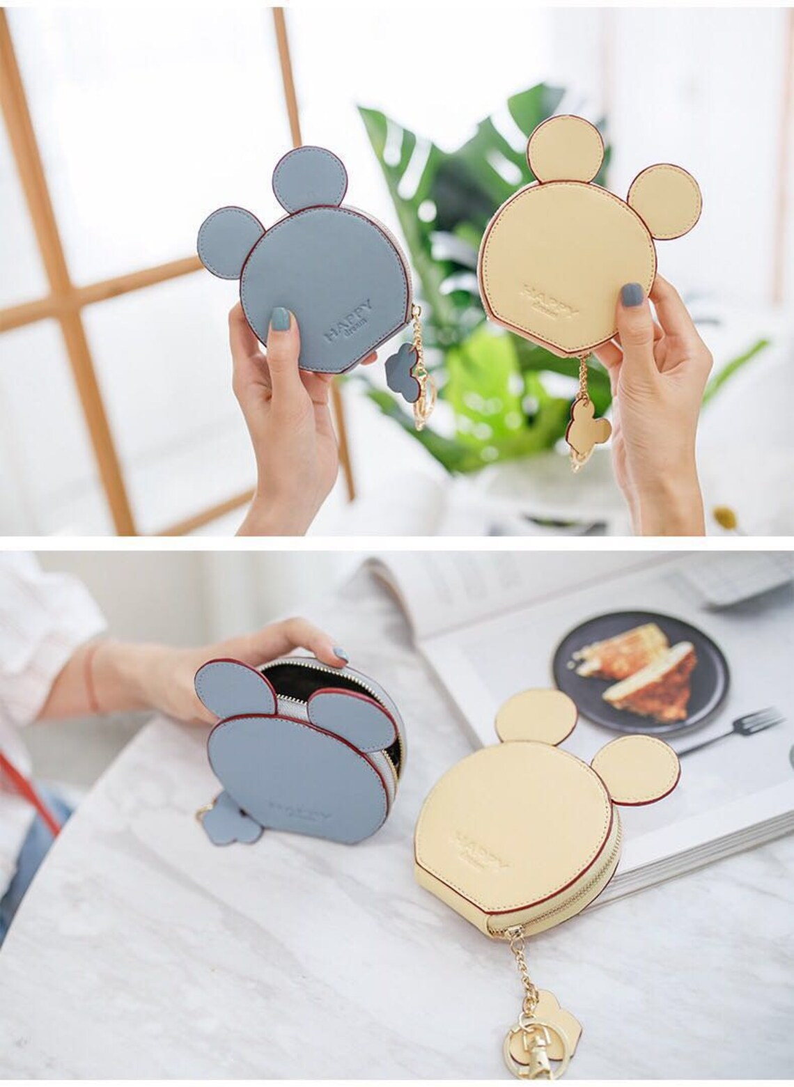 Custom Mickey and Minnie Mouse Wallet - Etsy