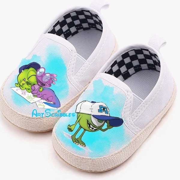 Monster Inc Shoes - Etsy