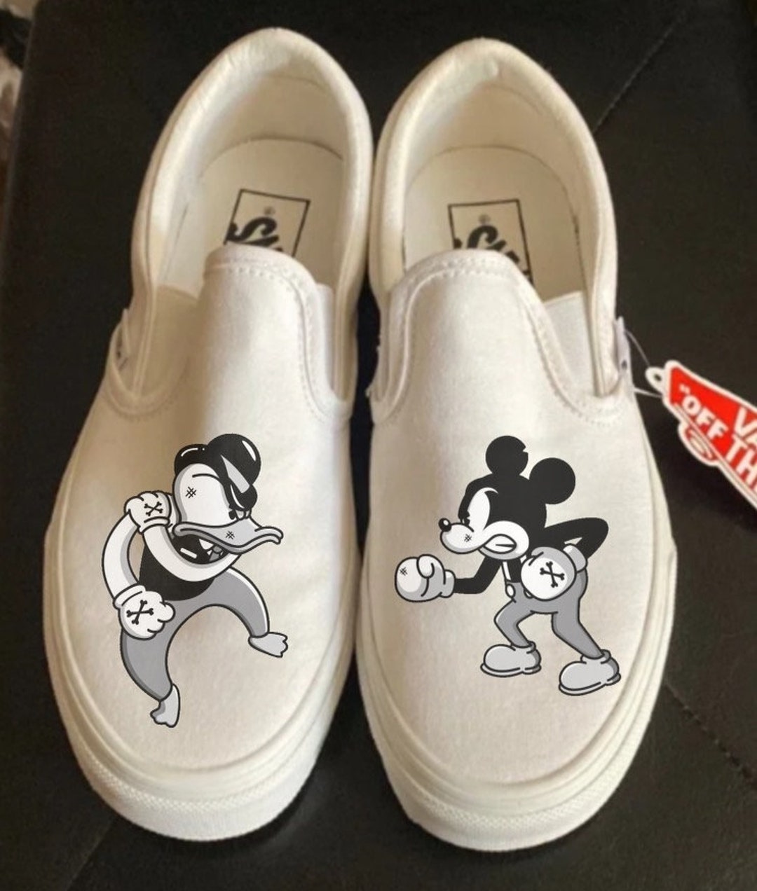 Custom Adult Old School Fight Club Disney Vans - Etsy