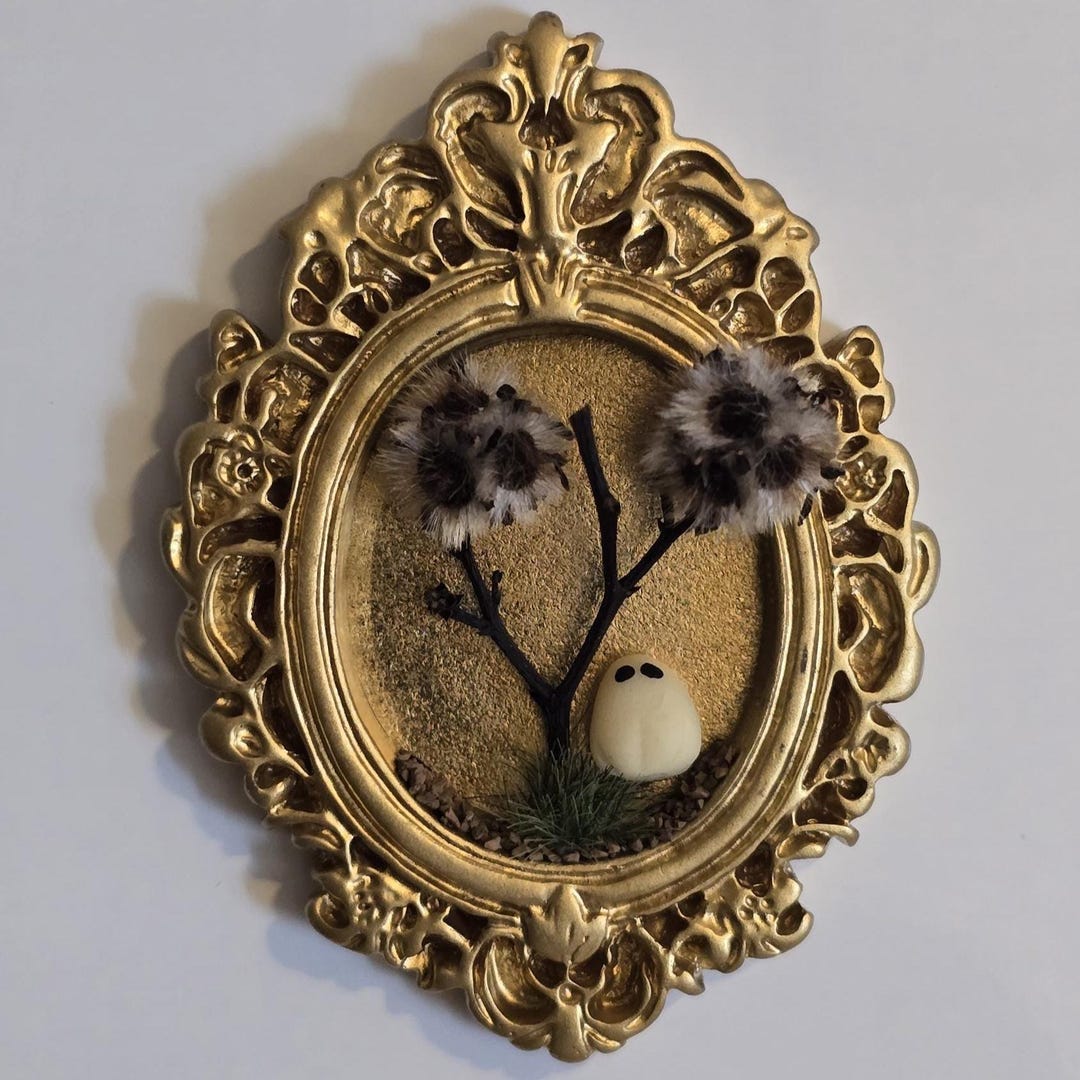 Mini Boo 3D Magnet Frame (oval) | Pet Ghost | Magnet | Halloween | Boo ...