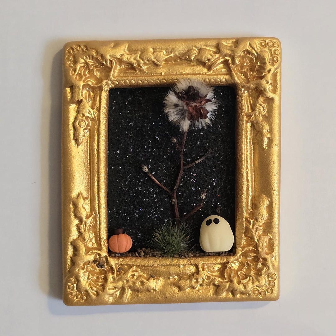 Mini Boo 3D Magnet Frame (rectangle) | Pet Ghost | Magnet | Halloween ...